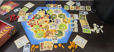 Игра колонизаторы CATAN торговля и захват территорий