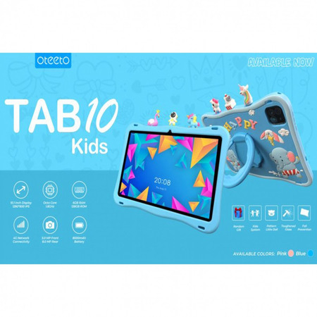 Bolalar plansheti OTEETO Tab 10 Kids, Sim card, Детский умные планшет