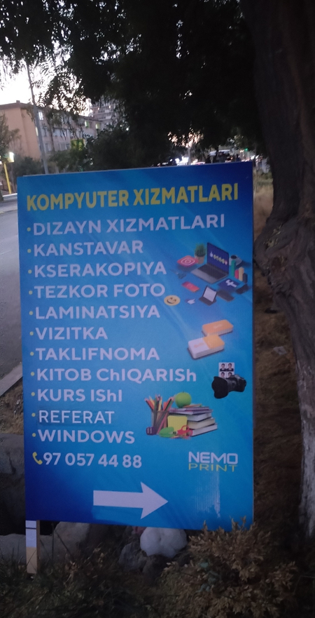 Banner , Баннер, sifatli banner tayyorlash xizmati
