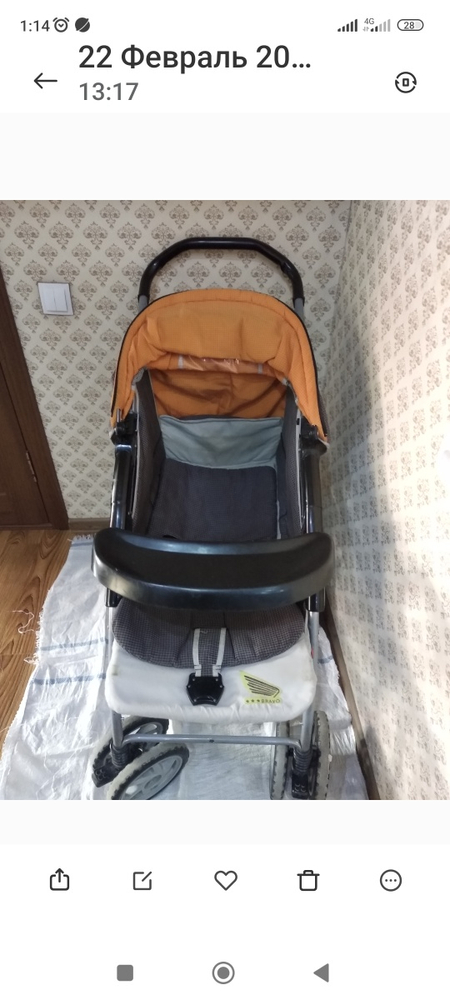 Срочно продам детскую коляску
