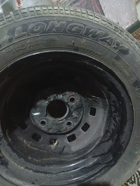 Matiz balon R13 holati orta, zapas qilip yurilgan