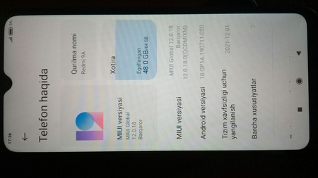 Redmi 9A smartfon