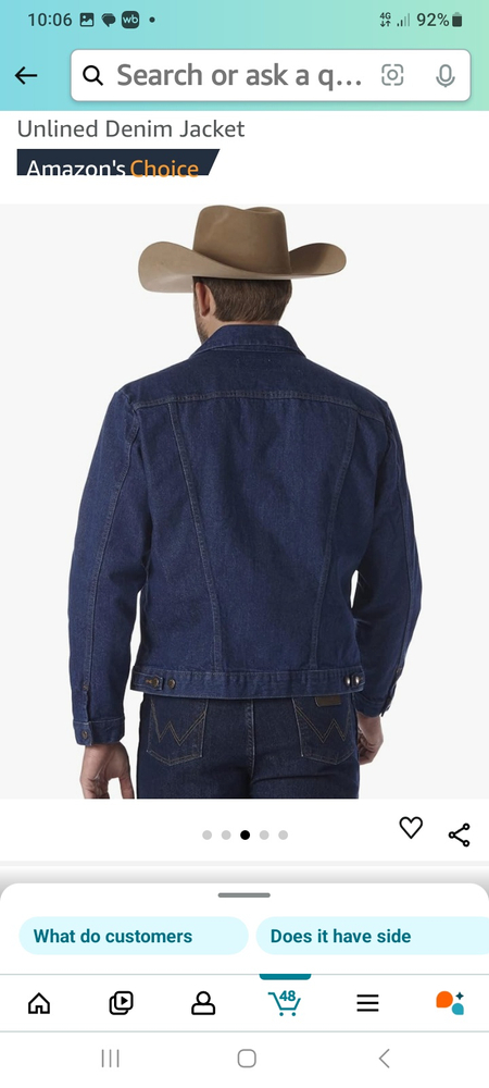 Джинсовая куртка Wrangler
