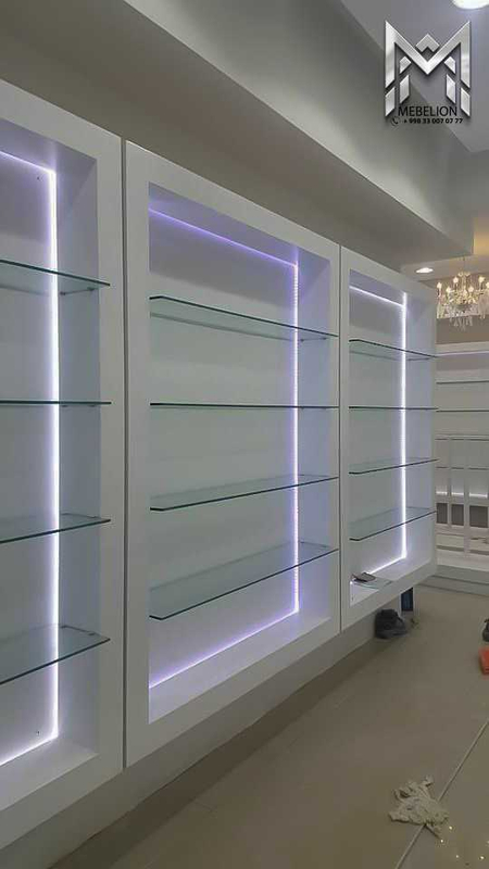 Magazinlar uchun Prilavka, stelaj, vitrinalarni zakazga tayyorlaiymiz!