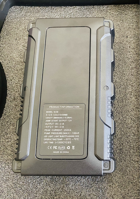 12V Jump starter , Air compressor