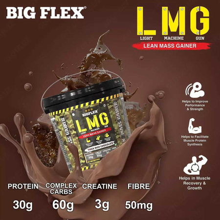 Гейнер Bigflex, LMG Mass Gainer 3 кг, с креатином