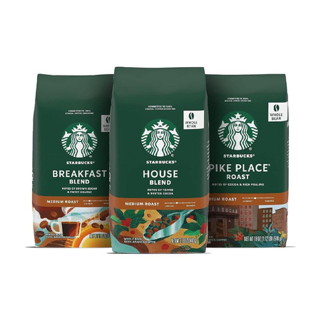 Кофе Starbucks House Blend, цельные зерна, пакетик по 12 унций
Кофе