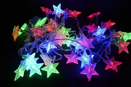 Светодиодная гирлянда RGB LED для украшения интерьера, освещения улицы