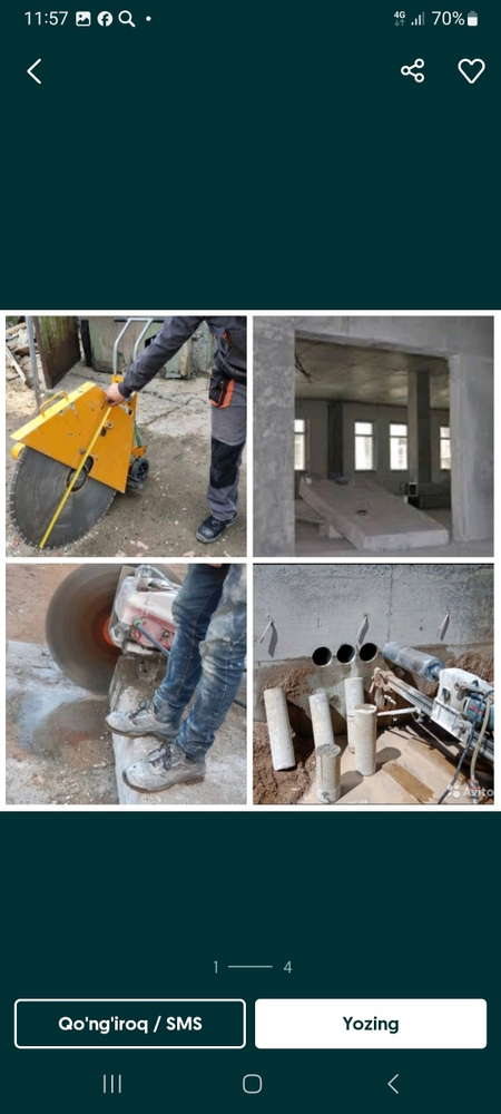 Beton buzish xizmati