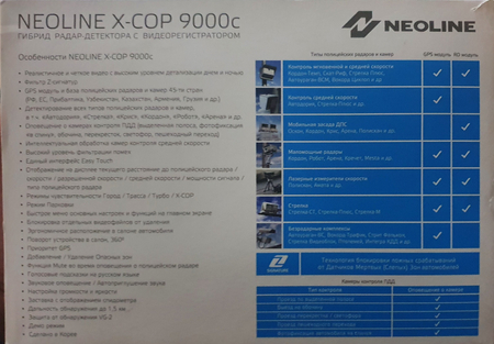 Neoline 9000с гибрид антирадар