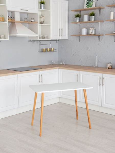 Стол 105/55/75 белый лофт Fitz Eames mebel stol ikea loft мебель стул