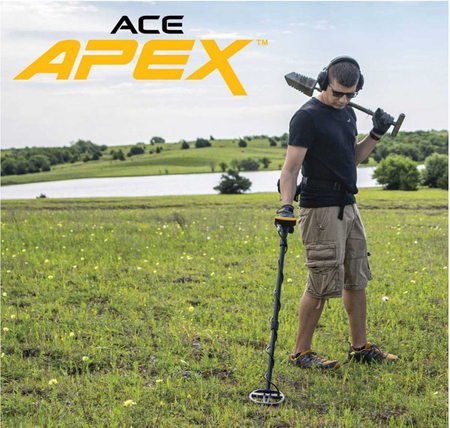 Металлоискатель GARRETT ACE APEX новый + защита катушки производ. США