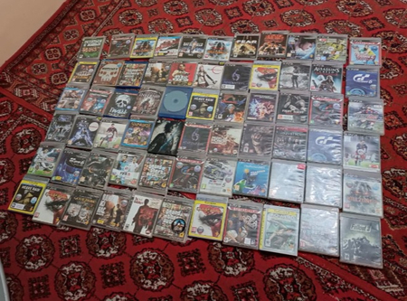 Ps3 super slim 500gb 30öyin 4pult xolati zör