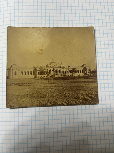 Старинная фотография более сто лет . Северный Вокзал Ташкент