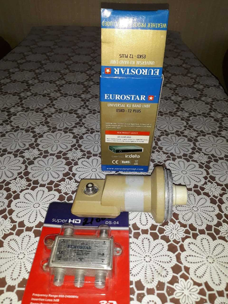 Продам СВОЮ Параболическую антенну с 4 головками и 2 Тюнера комплект!