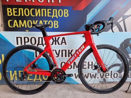 Шоссейный велосипед Twitter r10 карбон