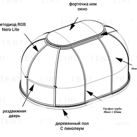 Прозрачный капсула для ресторана и дачный зона отдыха