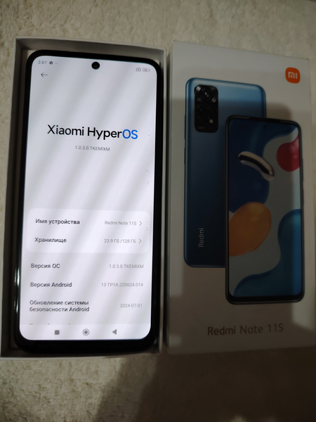 Redmi note 11 s  8+4/128 GB IDEAL