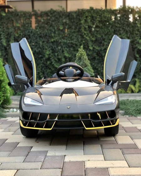 Детский электромобиль Lamborghini Centenario lux Лицензия (черный)