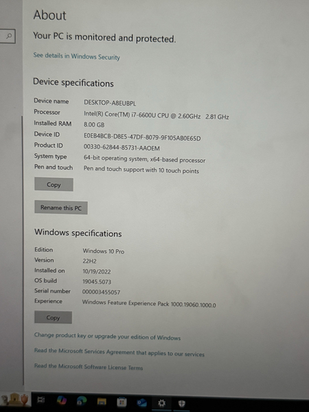Microsoft DESKTOP