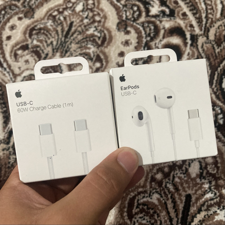 Iphone uchun org naushnik va kabel