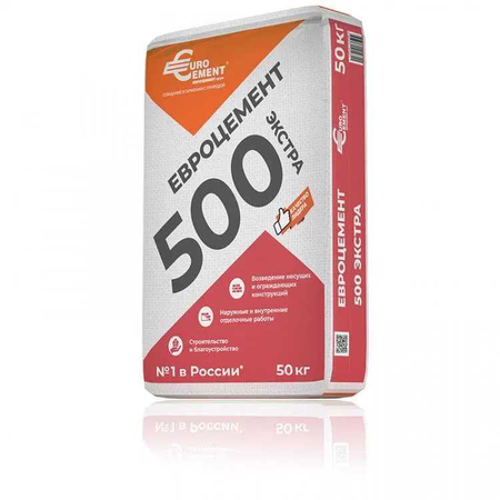 Euro Cement 500 sementi — bepul yetkazib berish!