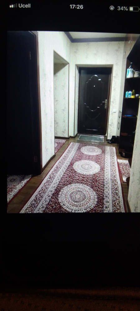 3-хонали квартира ижарага берилади 500$ келишамиз