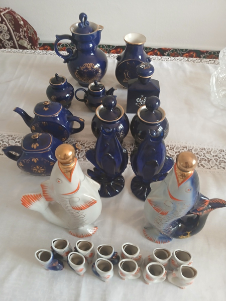 Своё, Рижская, Японская посуда ,а также хрустальные посуды  СССР