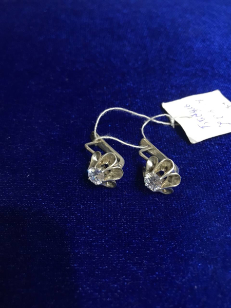 Серьги серебро 925 пробы