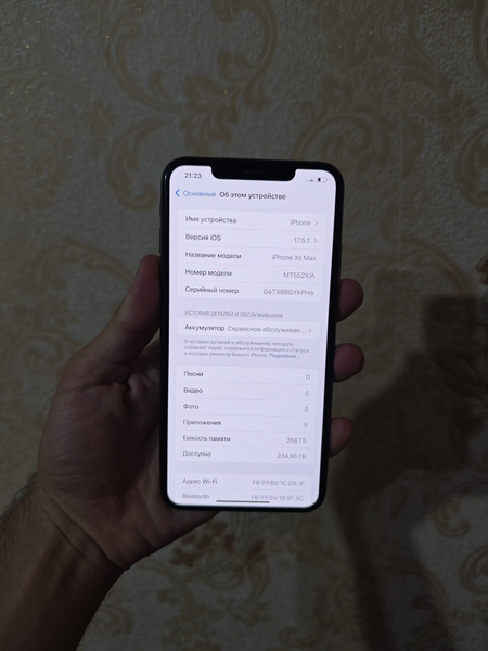Iphone xs max 256gb