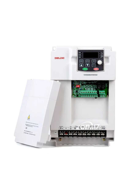 Частотный преобразователь 5.5-7.5 кВт 380В Delixi E100G5R5/P7R5T4B
