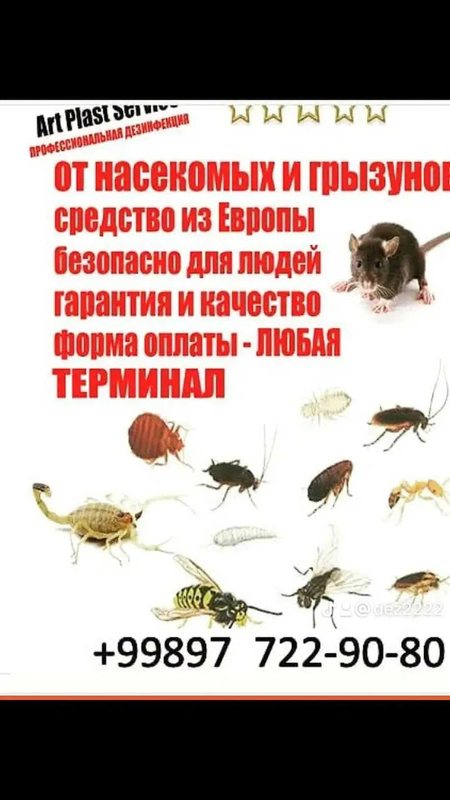 Дезинфекция хизмати