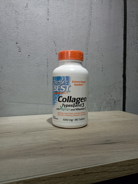 Doctor's Best Collagen Types 1 and 3 with Vitamin C 1000mg 180tablets
