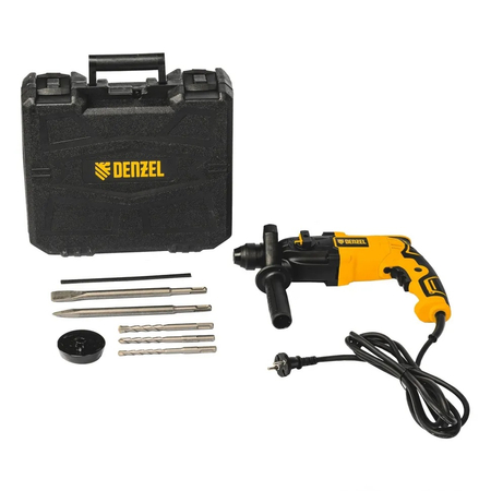 Перфоратор электрический RH-650-18, SDS-plus, 650 Вт, Denzel