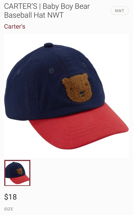 Кепка  от Carter’s