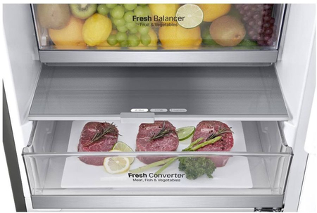 (New) LG - Холодильник двухкамерный Door Cooling+Inverter Premium
