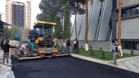 Катта ва кичик кучаларгаа асфальт ёткизамиз.  Мелкий асфальт.