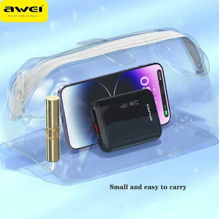 ДОСТАВКА! Awei P184K - компактный PowerBank 10000 mAh 22,5W