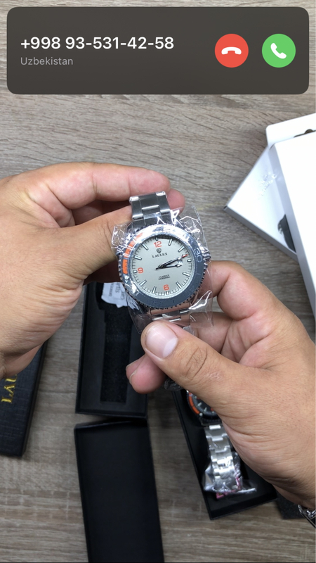 Round watch.