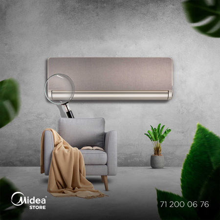 Кондиционер / konditsioner Midea модель Lotus 12 +бесплатная установка