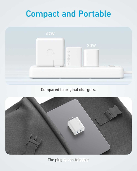 Anker Зарядка iPhone 16 / 16 Pro / 16 Pro Max 20W