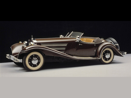 Mercedes Benz 500K , Металический Ретро Машина.