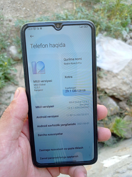 Redmi note 8 pro 8/128
