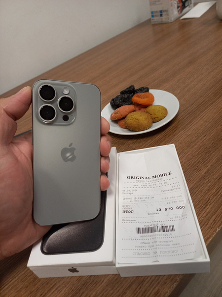 Iphone 15 pro 256 Natural titan Dual sim