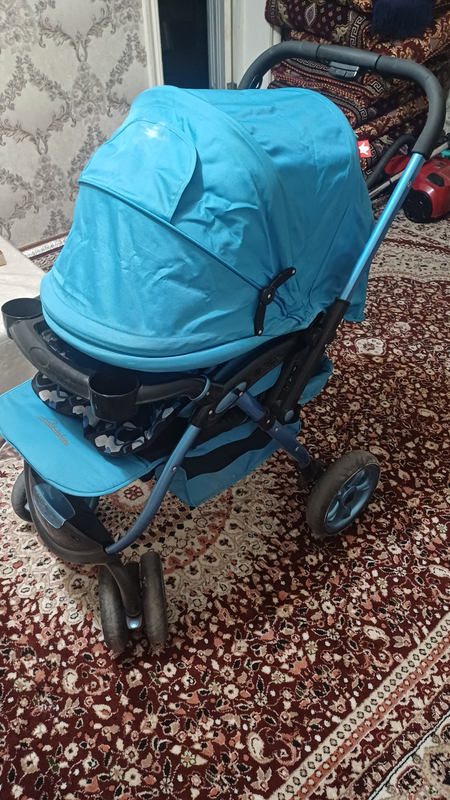 Yosh bolalar kalyaskasi temir mustahkam va juda qulay