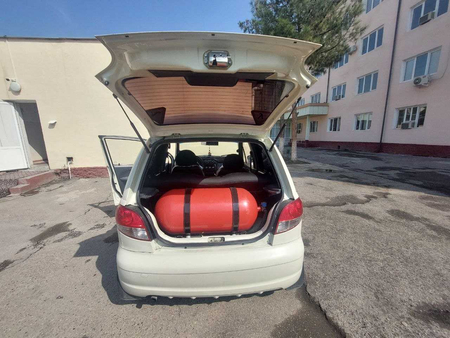 Matiz 2015 года выпуска метан автомат