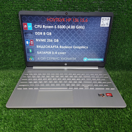 Hp 15s Ryzen 5 5500 8gb ssd 256 gb