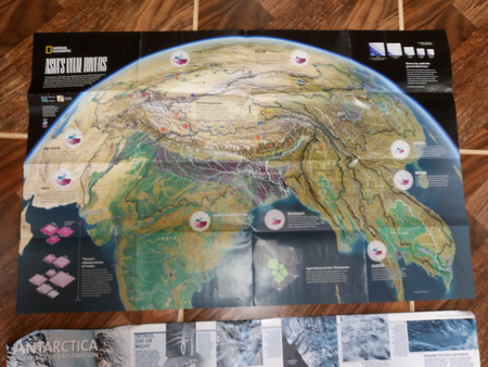 Редкие карты National Geographic Эверест,Антарктида. 20 тыс 2 шт