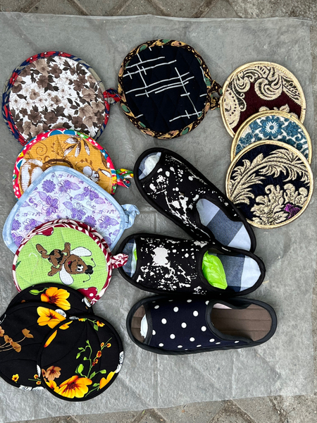 Тапочки домашние женские мужские handmade