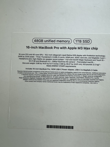 Macbook Pro 16inch 48/1trb Новый Запечатанный